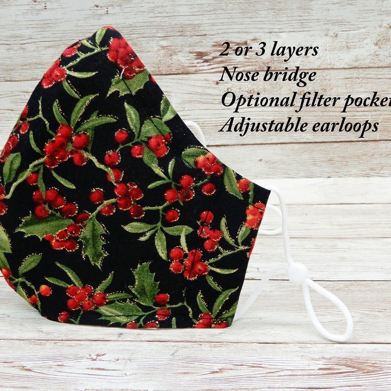 Christmas Mask - Etsy