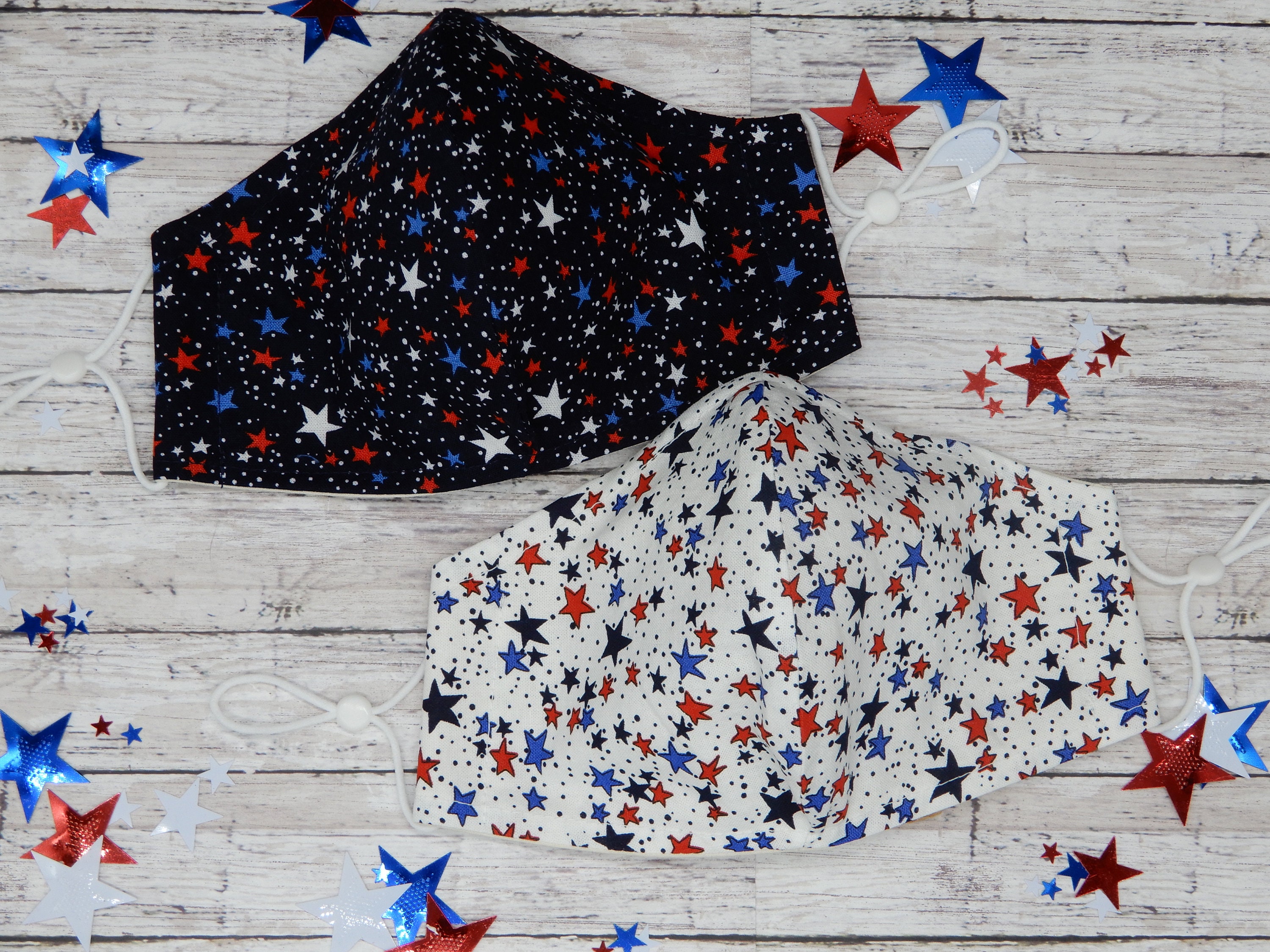 Patriotic Face Mask USA Face Mask Americana Face Mask July 4th - Etsy