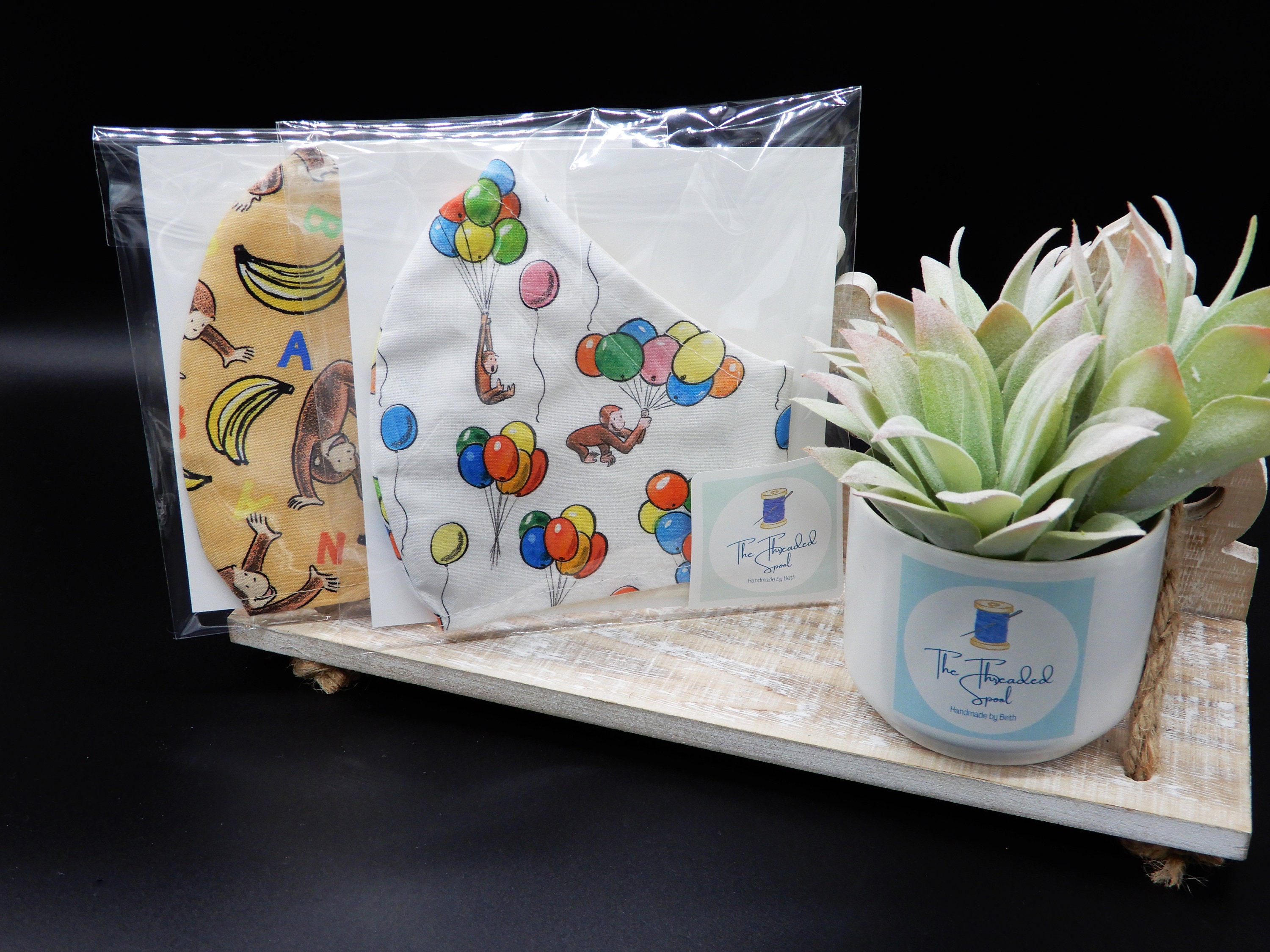 Curious George face mask /Teacher face mask/Monkey face | Etsy