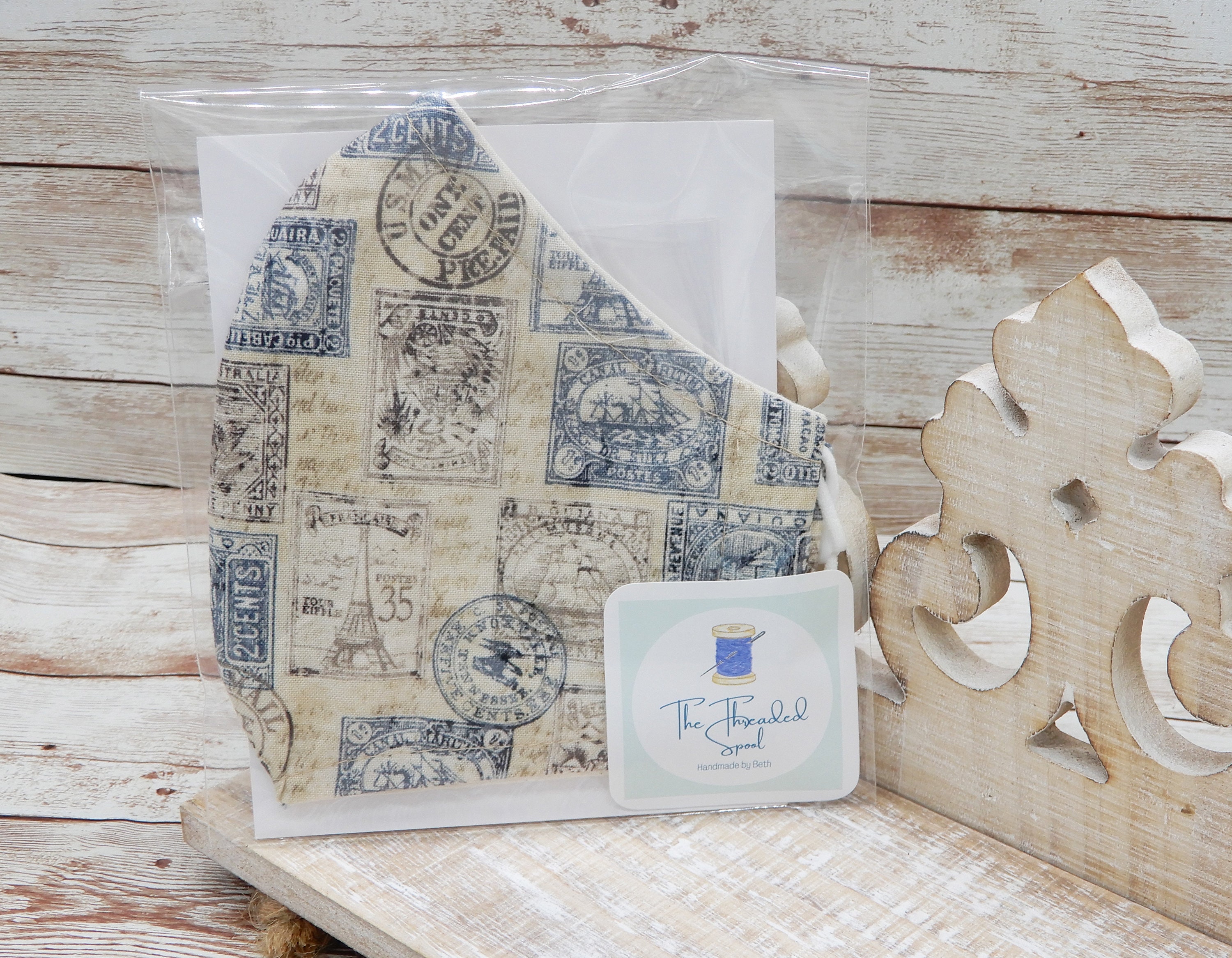 Postage Stamp Mask Philately Letter Carrier Mask With Nose - Etsy