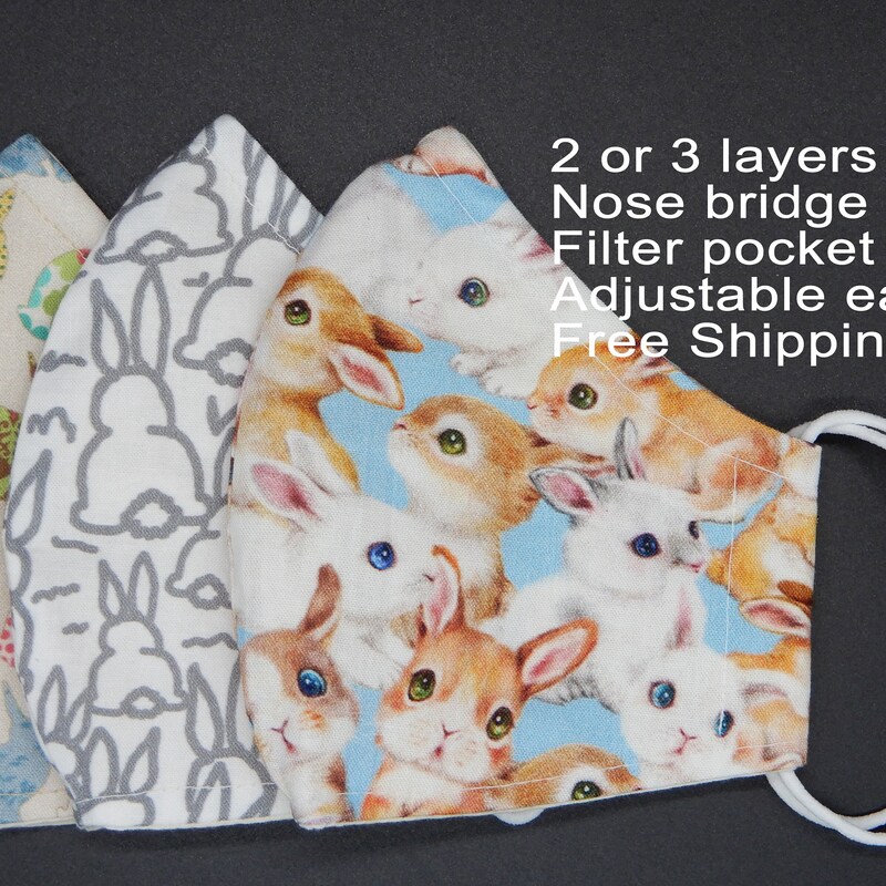 Rabbit Mask - Etsy