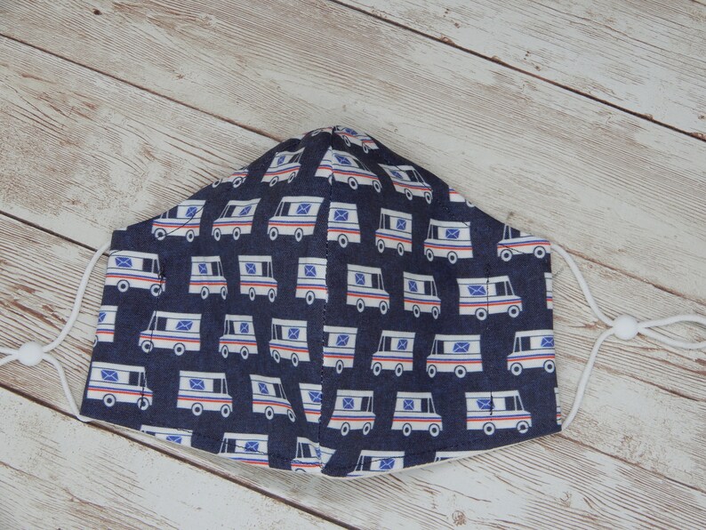 Mailman Face Mask USPS Face Mask Letter Carrier Cotton Cloth Face Mask ...
