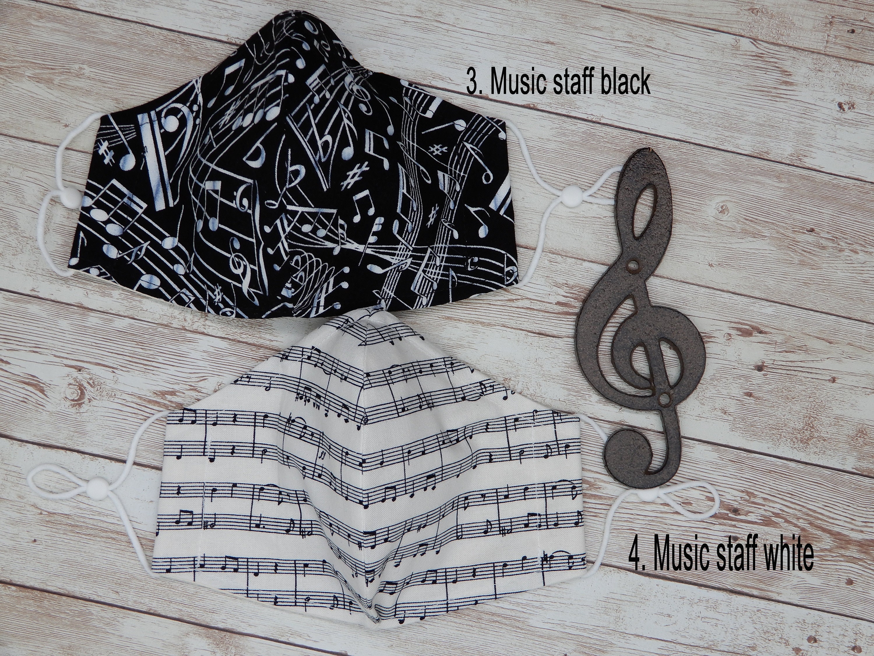 Music Face Mask Musician Mask Music Teacher Gift Mask With - Etsy UK