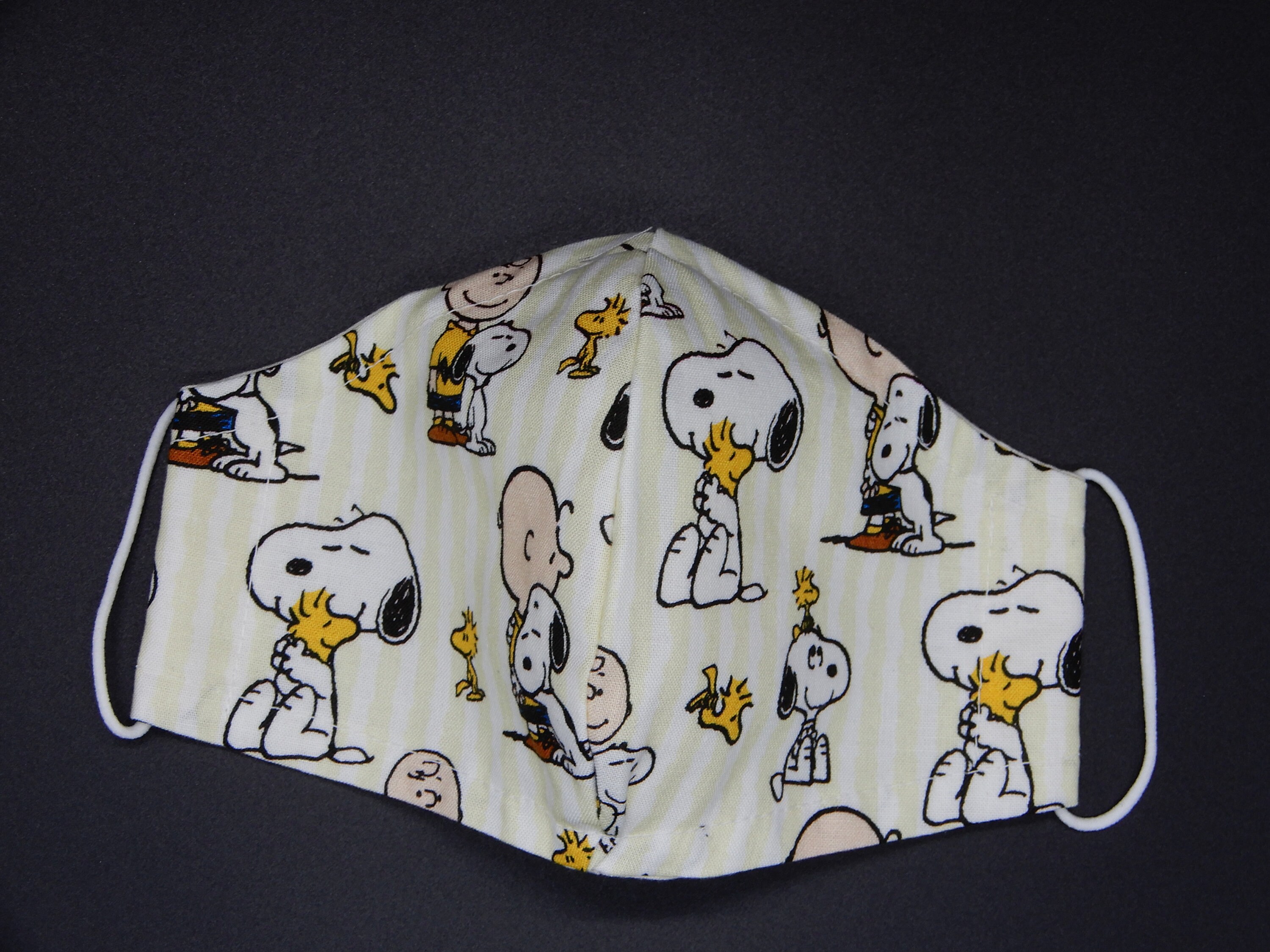 Snoopy face mask /Charlie Brown face mask/Peanuts face | Etsy