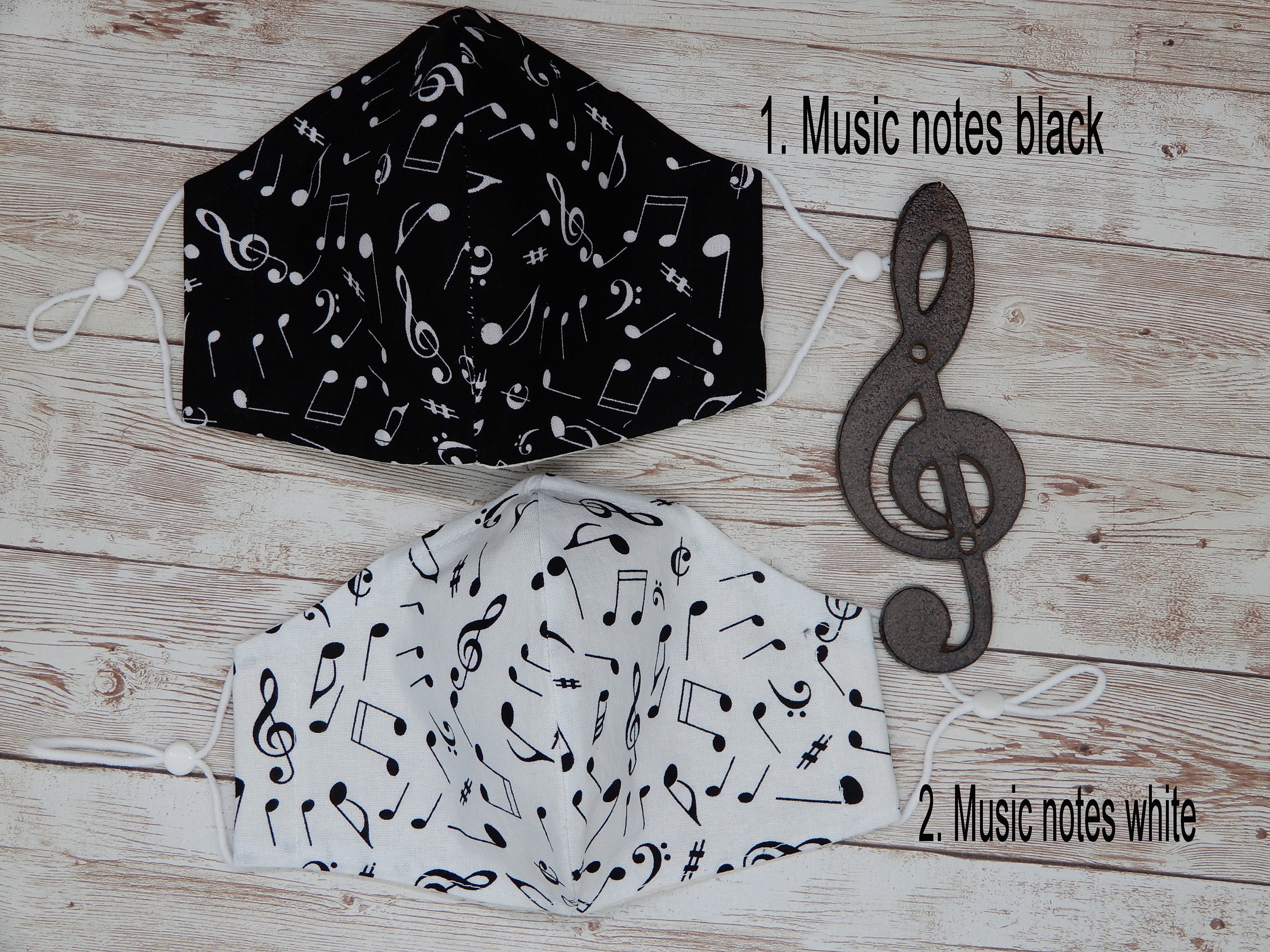 Music Face Mask Musician Mask Music Teacher Gift Mask With - Etsy UK