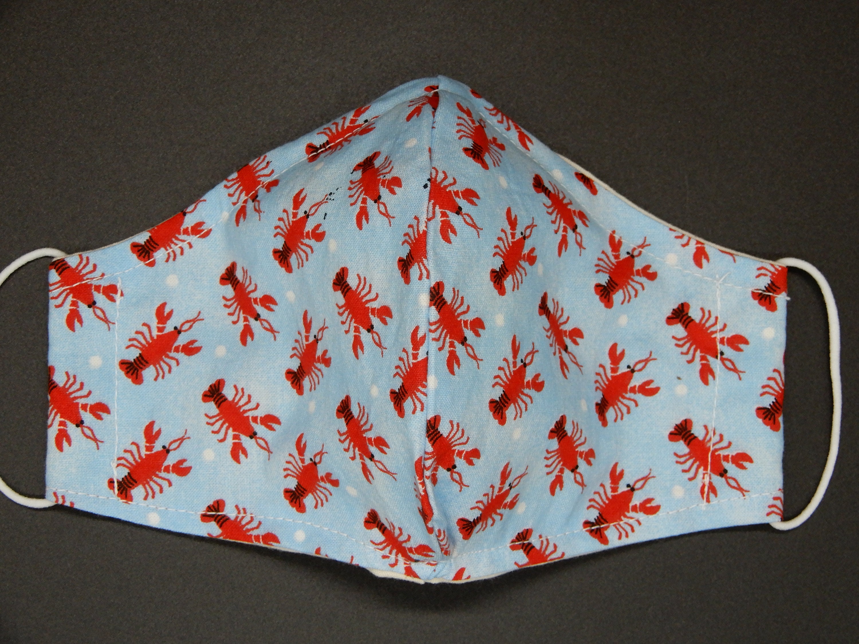 Lobster Face Mask Maine Lobster Mask Fisherman Face Mask - Etsy