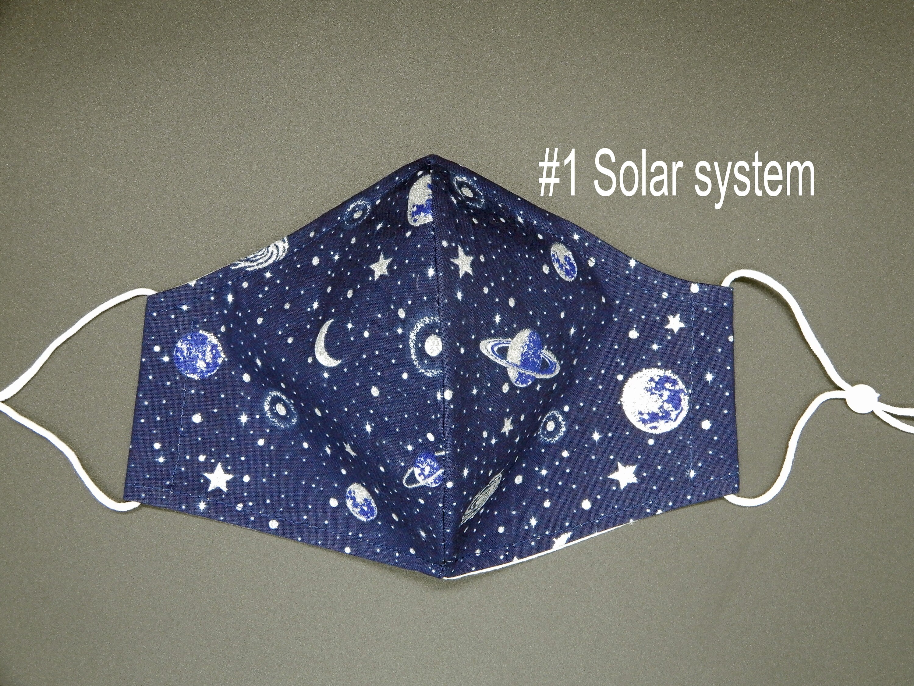 Celestial Face Mask Solar System Face Mask 100% Cotton With - Etsy