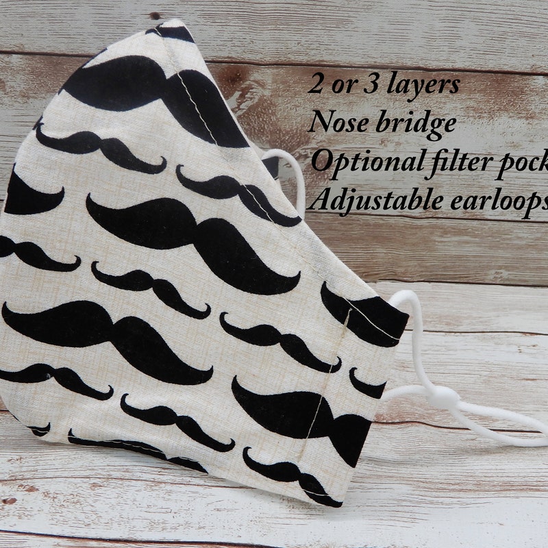 Funny Face Mask - Etsy
