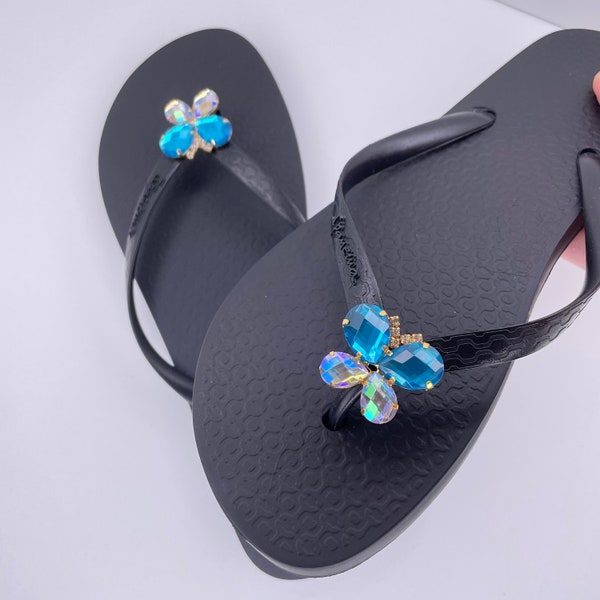 Decorated Sandals - Etsy