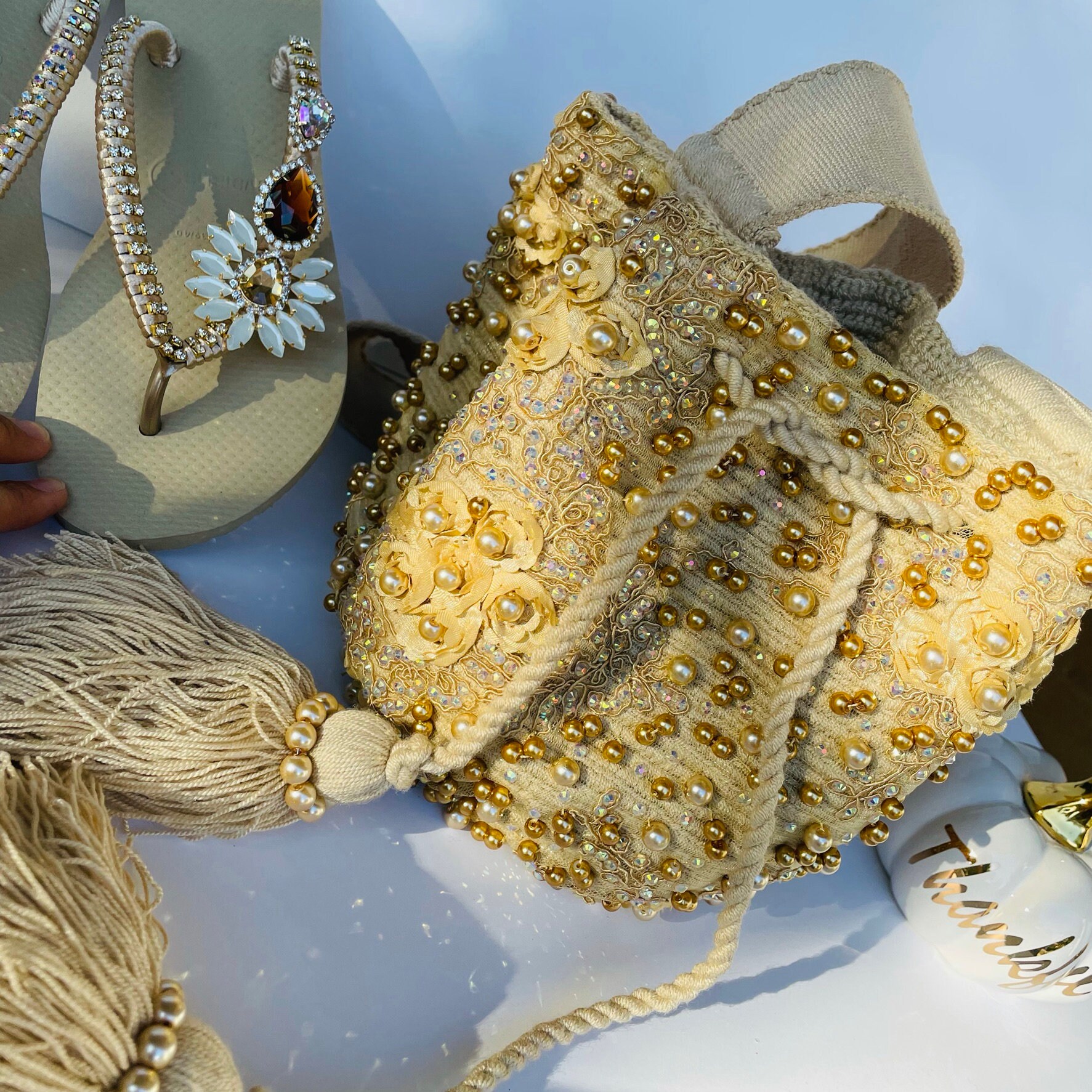 Disney ENCANTO Backpack Decorated With Rhinestones, Wayuu Colombia Bag ...
