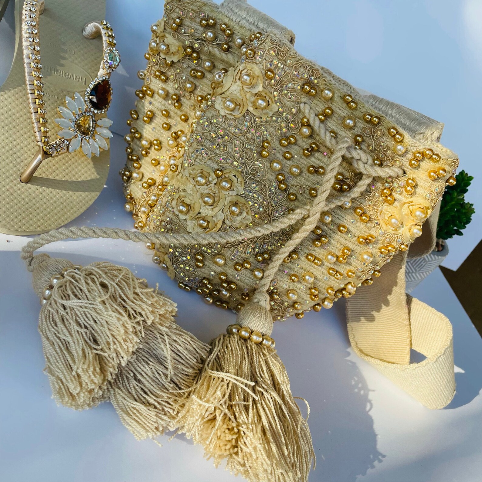 Disney ENCANTO Backpack Decorated With Rhinestones, Wayuu Colombia Bag ...