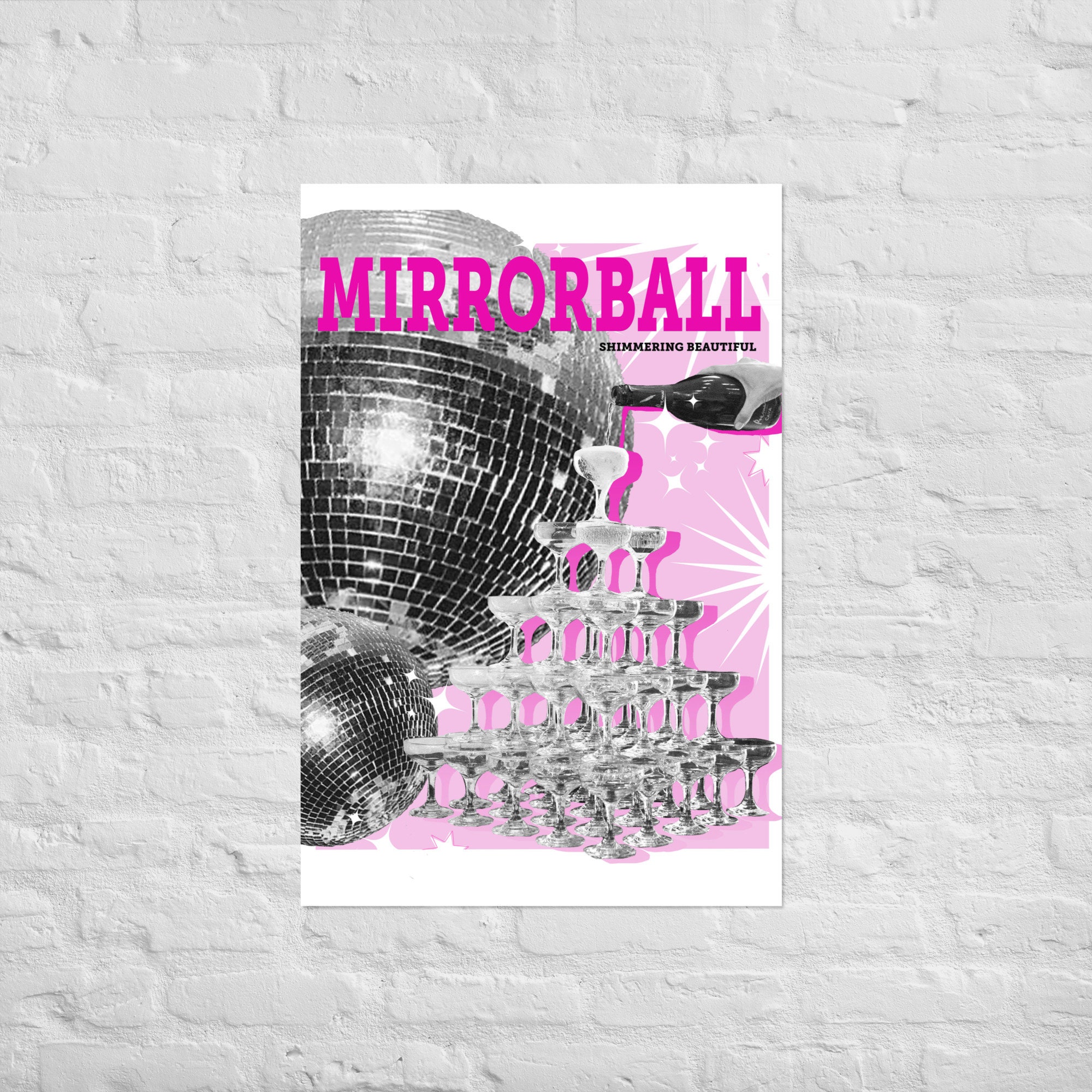 Mirrorball - Pink - Etsy