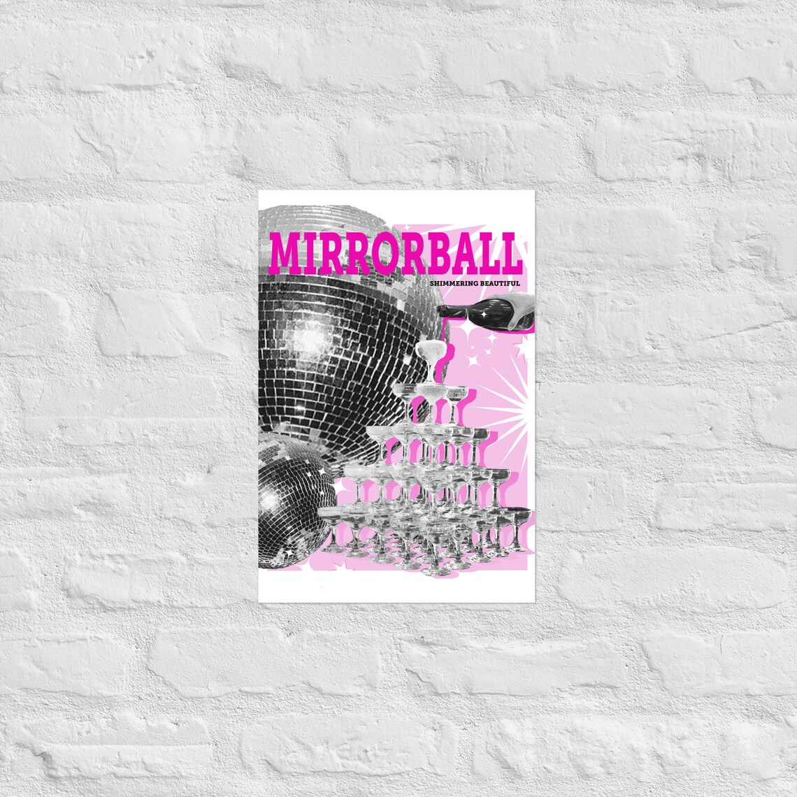 Mirrorball - Pink - Etsy