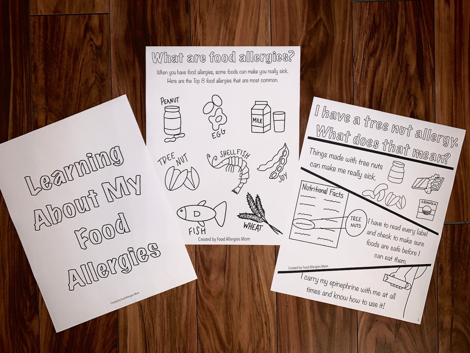 Coloring Book for Food Allergy Kids! - Etsy
