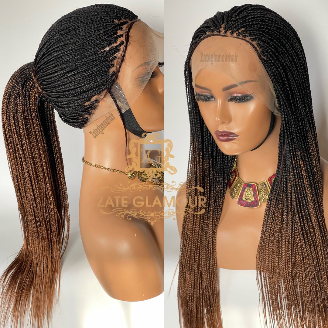 Small Braids, Handmade Wig, Glueless Wig, Lightweight, Box Braids - Etsy