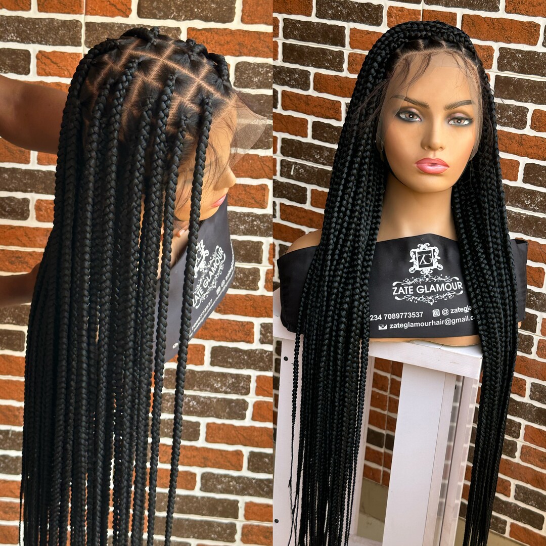 Handmade Knotless Braids Box Braids Etsy