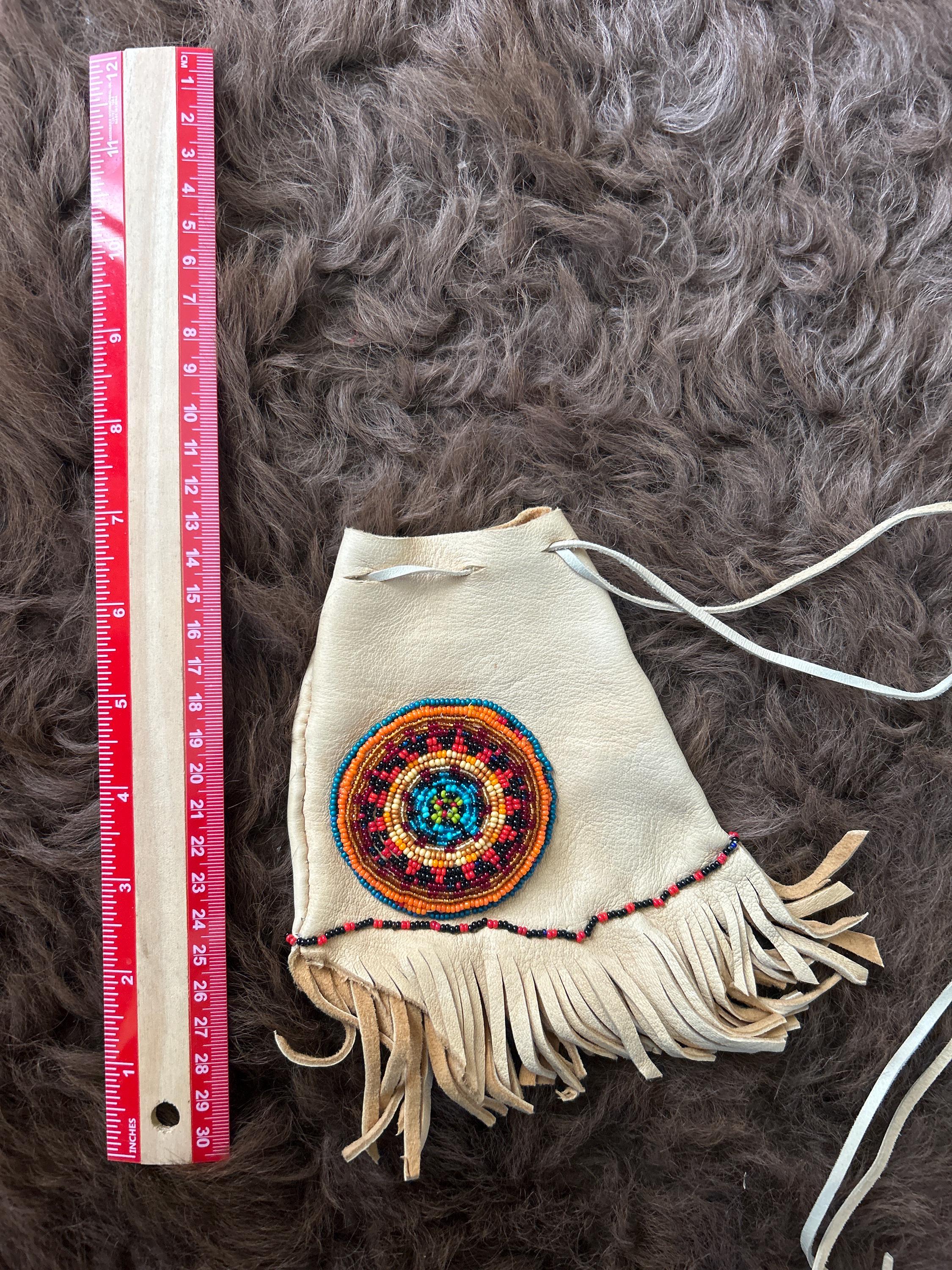 A Deer Hide Medicine Pouch - Etsy