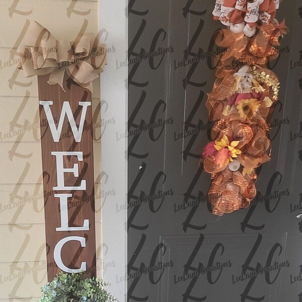 Burlap Welcome Sign - Etsy