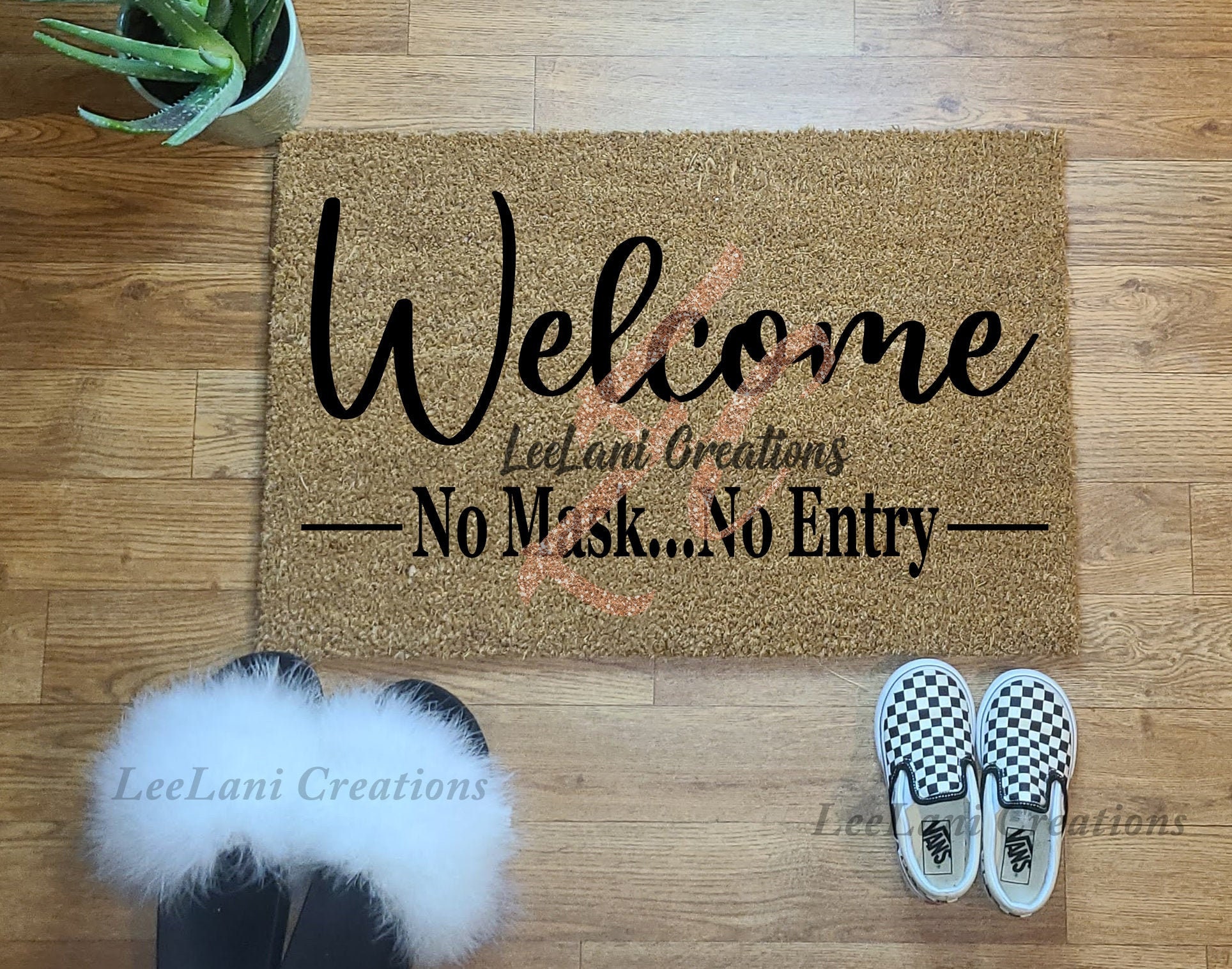 Welcome No Mask...no Entry Doormat | Welcome Mat | Funny Doormat | Cute ...