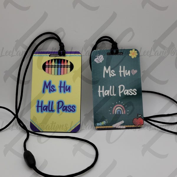 Teacher Hall Pass Designs - Etsy