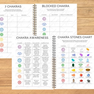 Chakra Healing Workbook | Chakras Journal | Crystal Healing | Spiritual ...