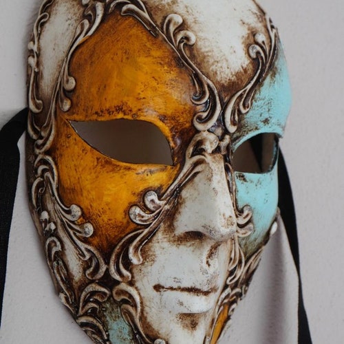 MR HELL resin Full-face Venetian Mask | Etsy UK