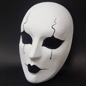 Limited Edition Pierrot's Face Original Venetian Handmade Mask Ideal ...