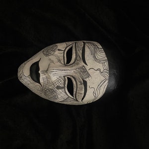 Limited Edition Pierrot's Face Original Venetian Handmade Mask Ideal ...