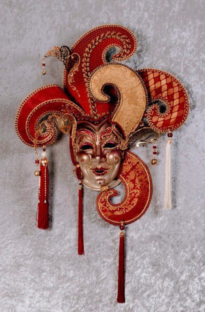 Venetian Mask for Carnival Real Costume From 1400 Century - Etsy