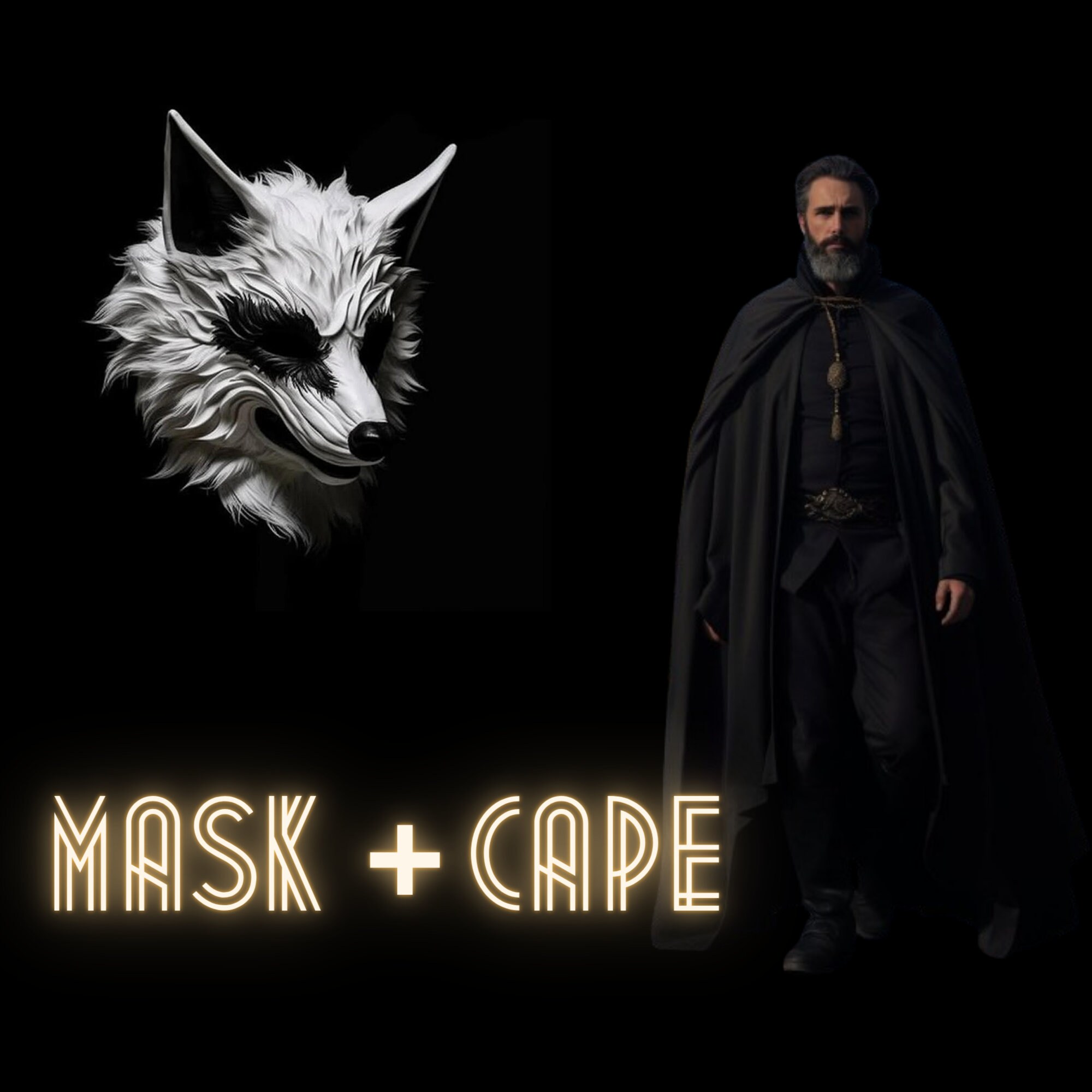 LIMITED EDITION. venetian Sculpted Wolf Mask: A Work of Art to Show Off ...