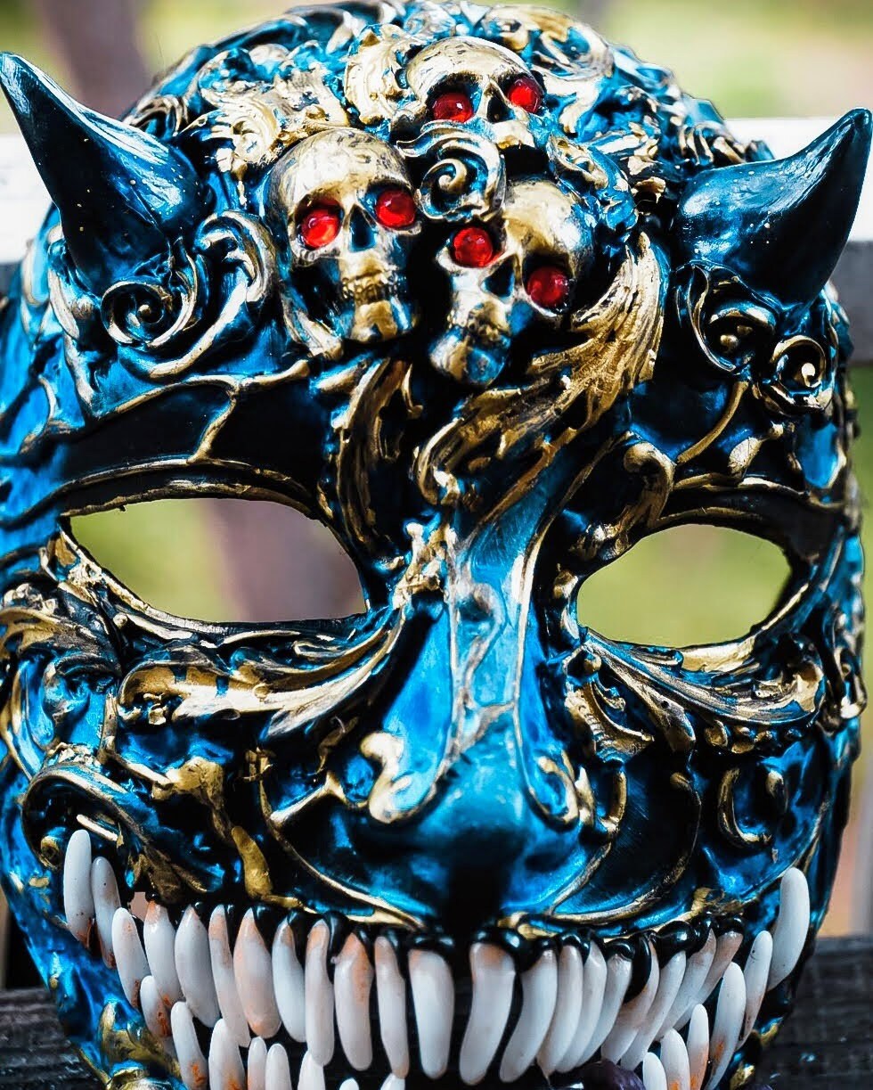 Limited Edition Drag Queen Devil Mask Venetian Style Halloween - Etsy