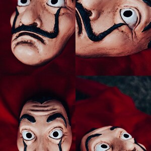 Money Heist Mask Salvador Dali Handmade Original From TV Show | Etsy