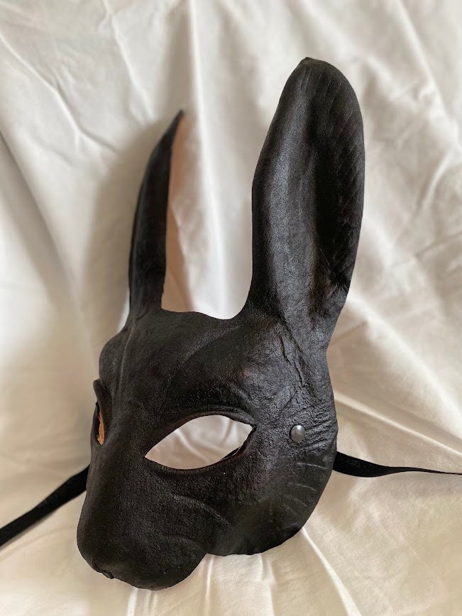 Enchanted Leather Venetian Rabbit Mask limited Edition. - Etsy