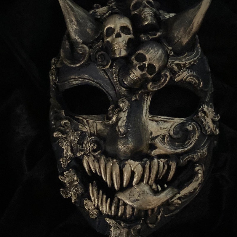 Máscara de diablo - Etsy México