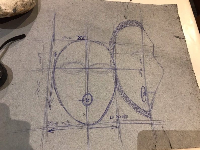 Mask Ready Mute Moretta Mask Italian Venetian Commedia - Etsy