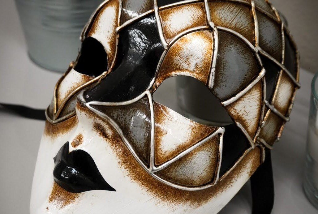 Mask Ready Darwin Full Face Italian Venetian Mask Venice - Etsy