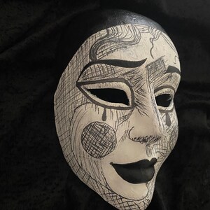 Limited Edition Pierrot's Face Original Venetian Handmade Mask Ideal ...