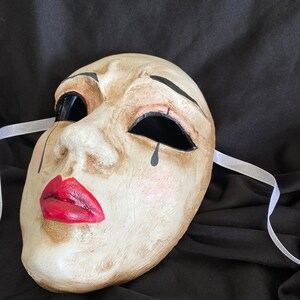 Limited Edition Special Pierrot Clown Mask for Your Next Masquerade ...