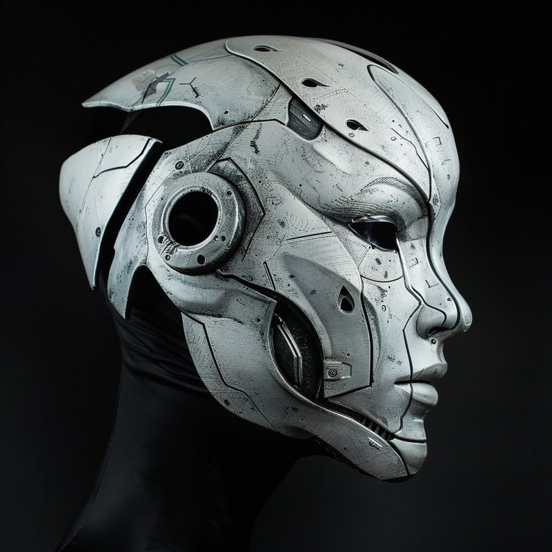Robot Mask - Etsy