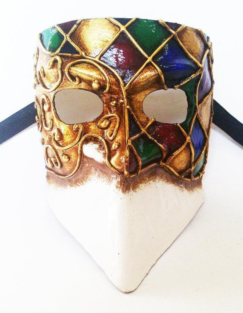 Bauta or Bautta Venetian Style Mask Hand Made in Paper Masks | Etsy