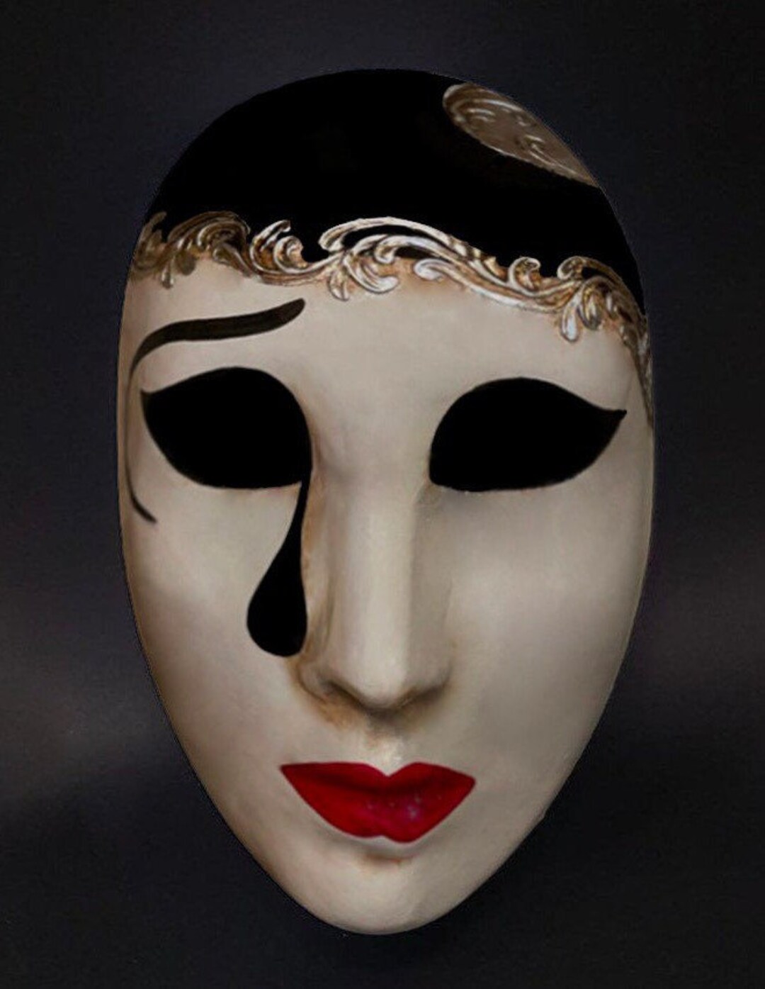 Original Pierrot Mask Hand Made in Italy - Etsy