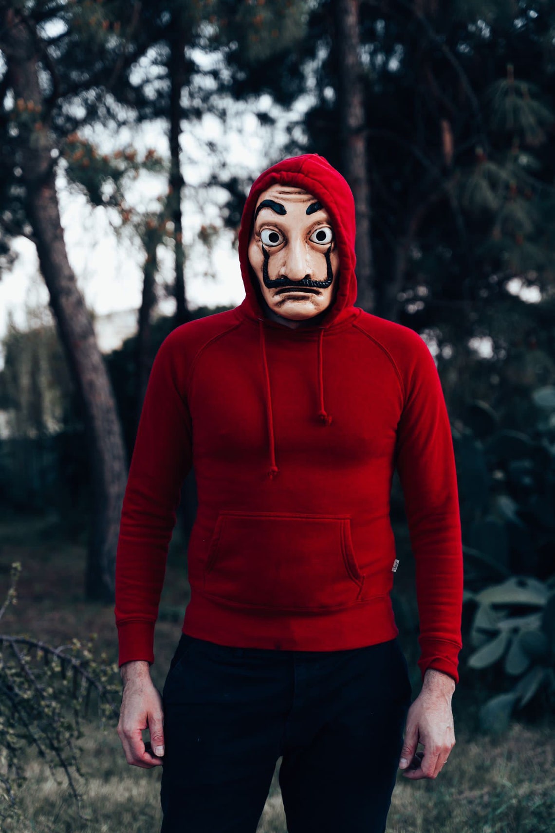 Money Heist Mask Salvador Dali handmade original from TV show | Etsy