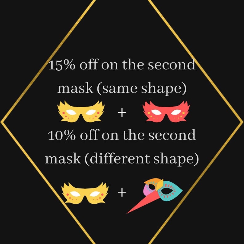 Bauta or Bautta Venetian Style Mask Hand Made in Paper Masks - Etsy