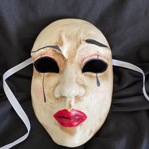Limited Edition Special Pierrot Clown Mask for Your Next Masquerade ...