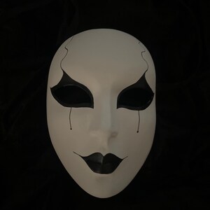 Limited Edition Pierrot's Face Original Venetian Handmade Mask Ideal ...