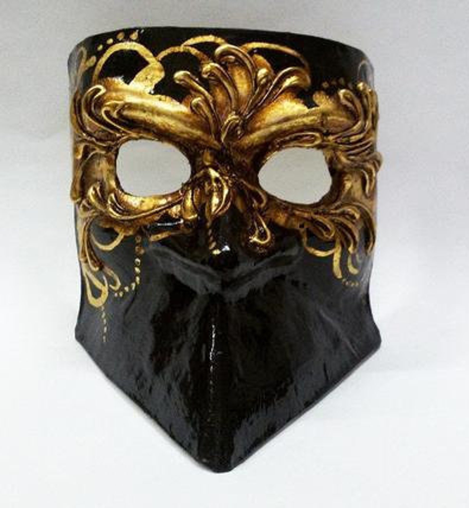 Bauta or Bautta Venetian Style Mask Hand Made in Paper Masks | Etsy