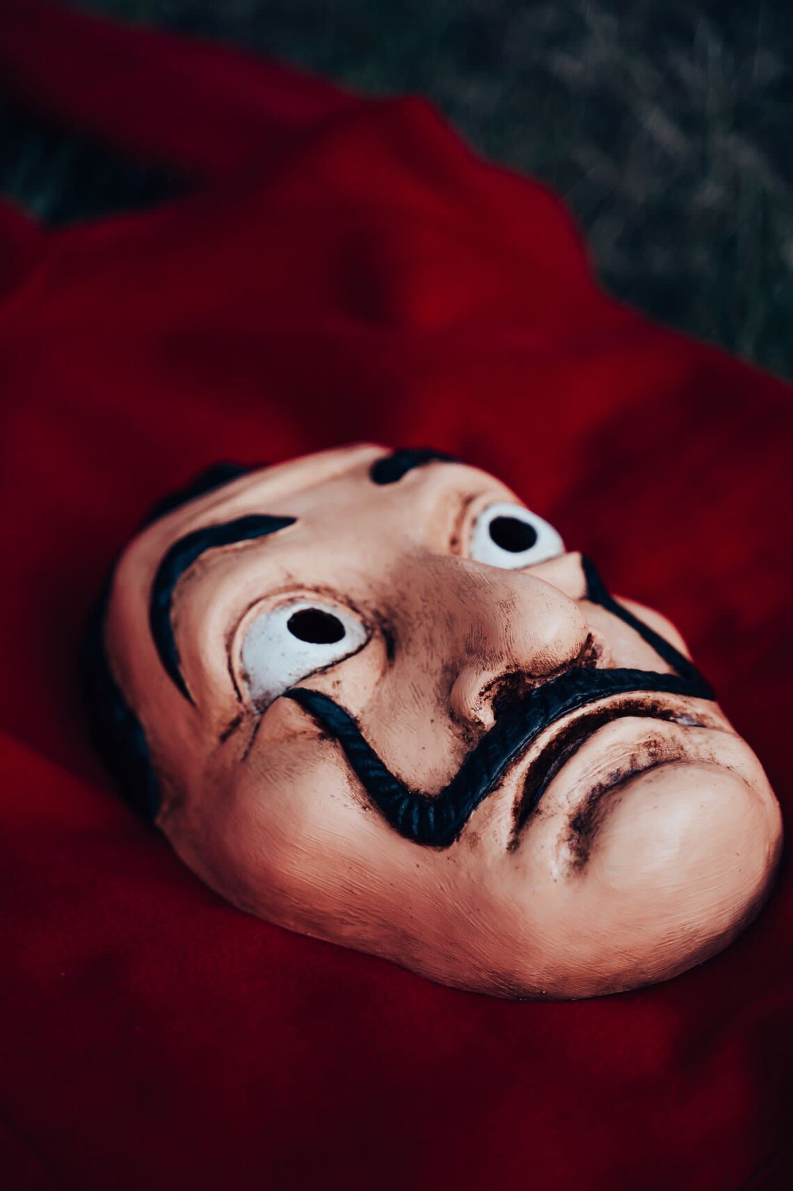 Money Heist Mask Salvador Dali Handmade Original From TV Show | Etsy