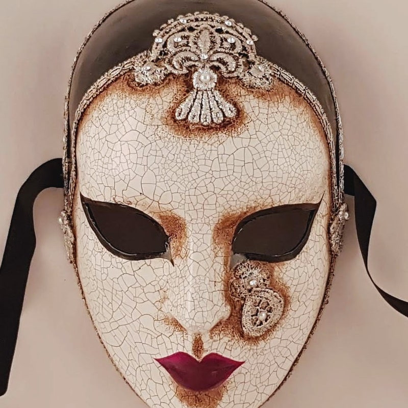 Pierrot Mask - Etsy