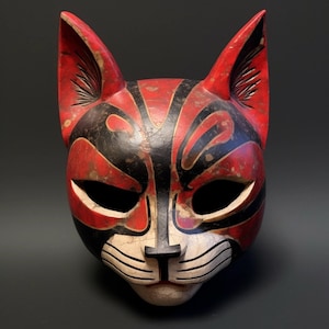 Anime Cat Mask Infused With Timeless Elegance – A Harmonious Blend of ...