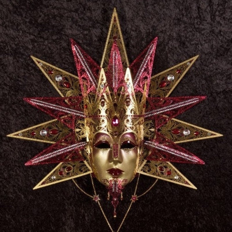 Metal Filigree Mask - Etsy